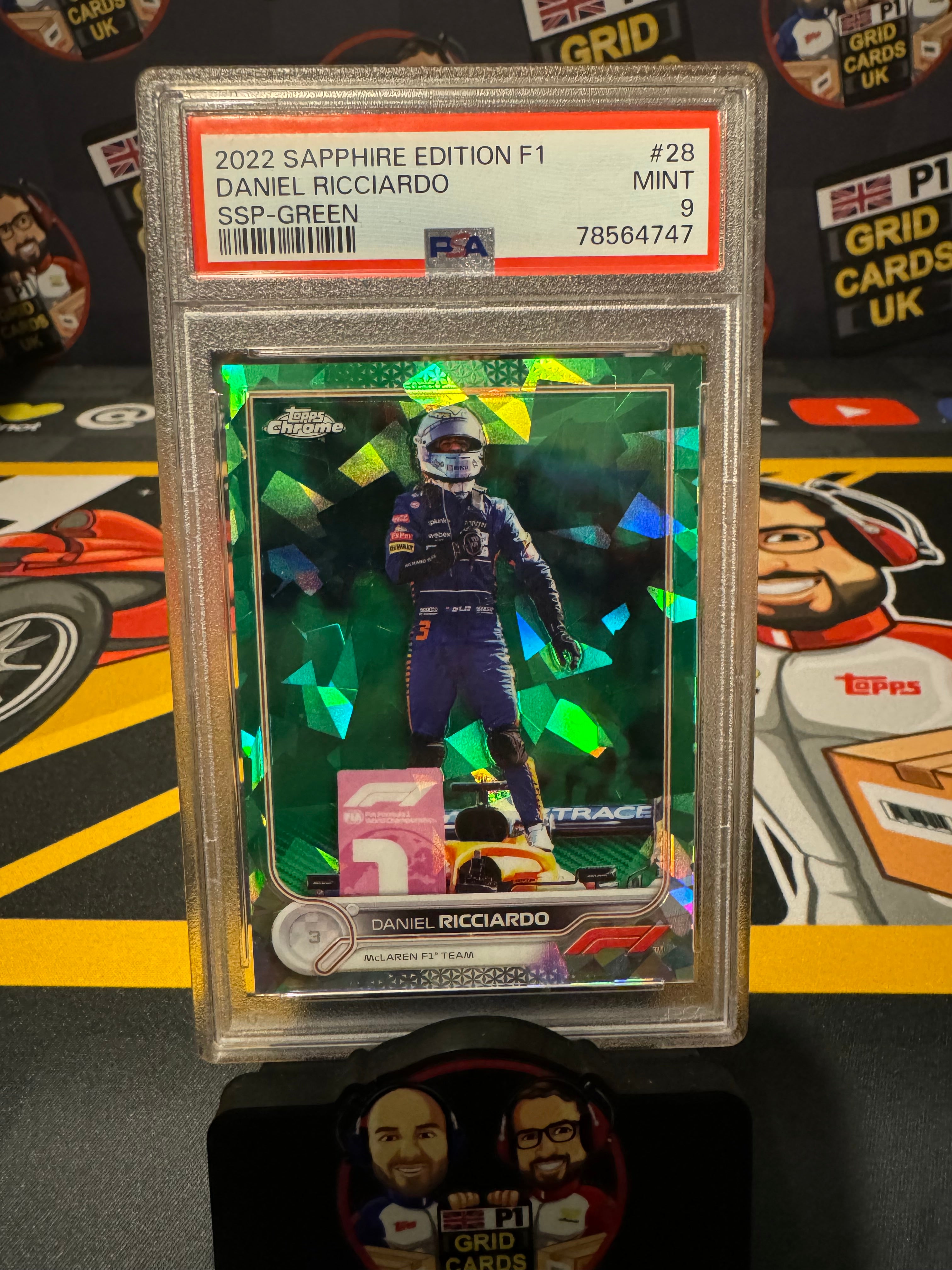 Daniel Ricciardo IV Image Variation 31/75 #28 - Sapphire 2022 - PSA 9 ...